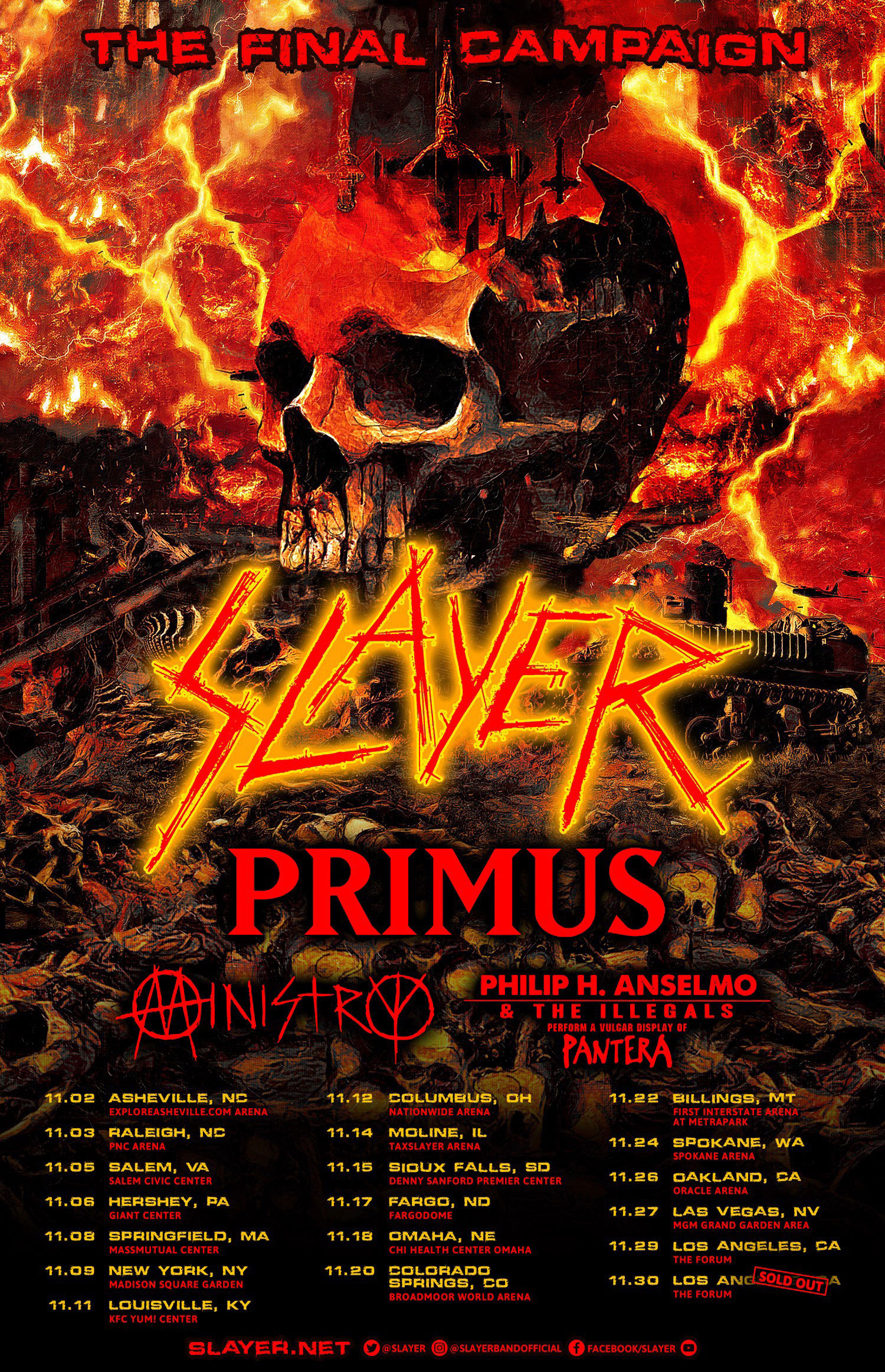 Philip H. Anselmo & the Illegals performing a vulgar display of Pantera ...
